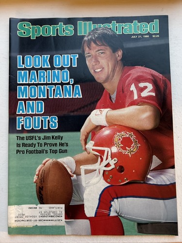Sports Illustrated July 21, 1986 Jim Kelly USFL Pro Football, Buffalo ...