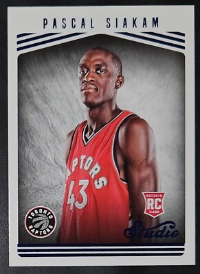 Pascal Siakam 2016-17 Panini Studio STUDIO EDITION SE Rookie Card (no ...