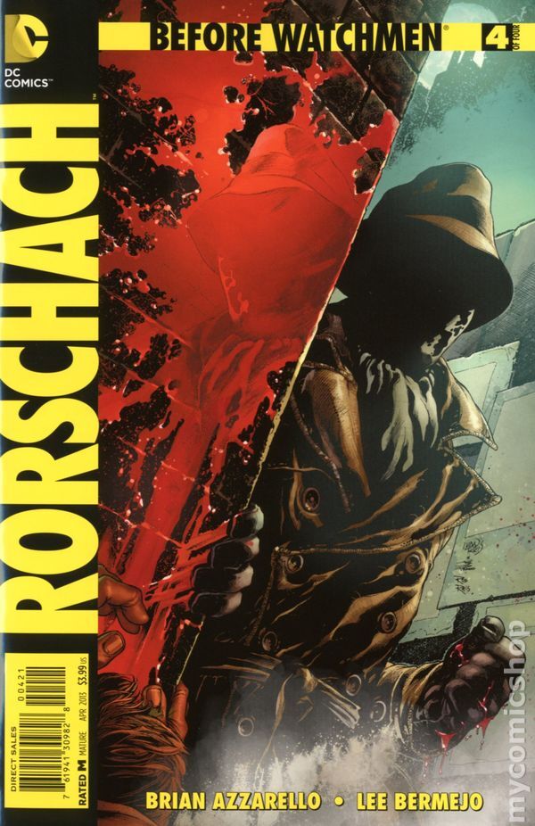 Before Watchmen Rorschach #4B Reis 1:25 Variant FN 2013 Stock Image | eBay