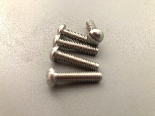 A2 Stainless 2BA 4BA 6BA Slotted Round Dome Head Machine Screws | eBay