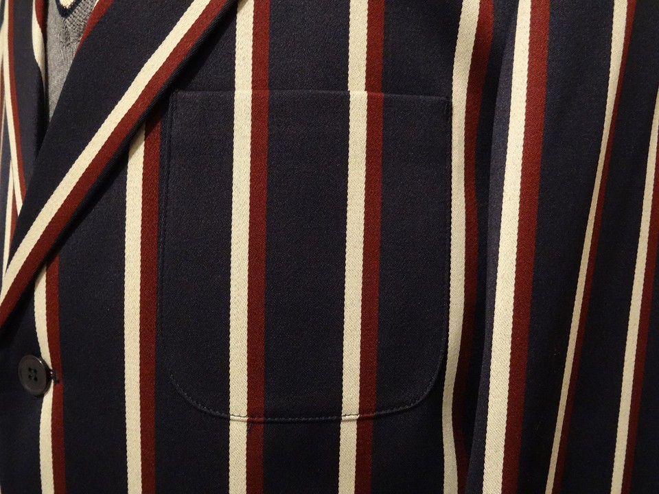 School Uniform / Boating Wool Worsted Venetian Stripe Blazers - Adult ...