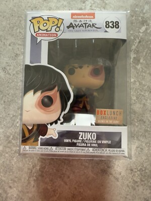 Funko Pop! Avatar the Last Airbender Zuko #838 Box Lunch Exclusive ...