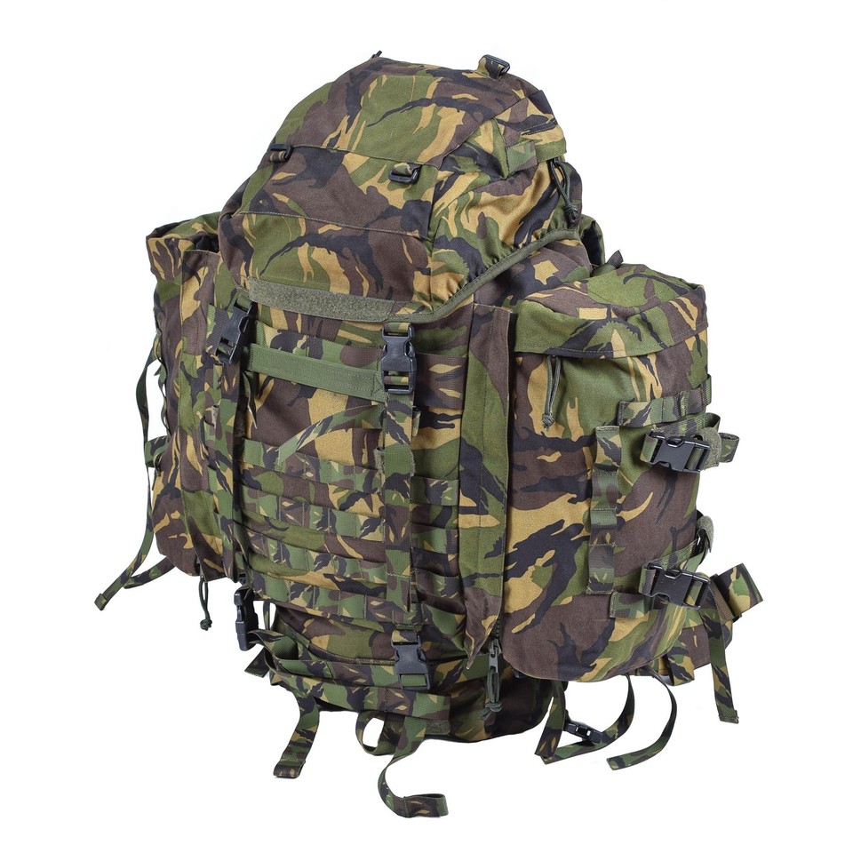 Genuine Dutch Military backpack DPM pattern rucksack combat 60L ...