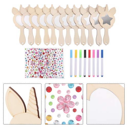 Makeup Mirror Diy Materials Small Mirrors for Crafts Delicate Hand ...