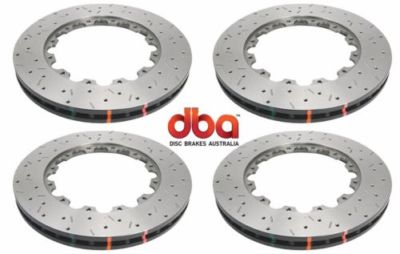 DBA FRONT AND REAR DRILLED & SLOTTED BRAKE ROTORS FOR 2012-2017 NISSAN ...