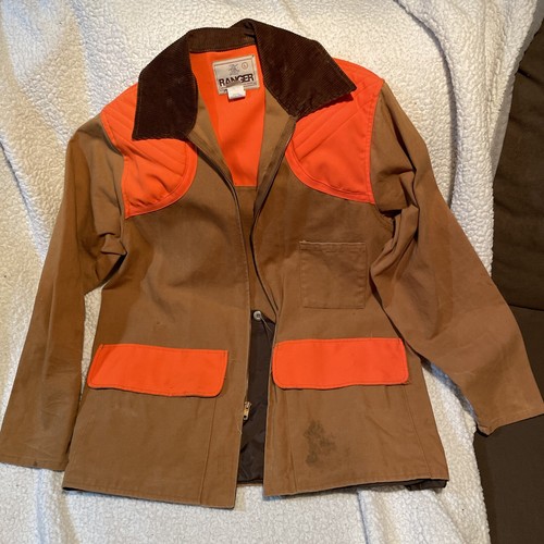 Vintage Ranger Small Game Hunting Jacket USA sz-Large Brown Blaze ...