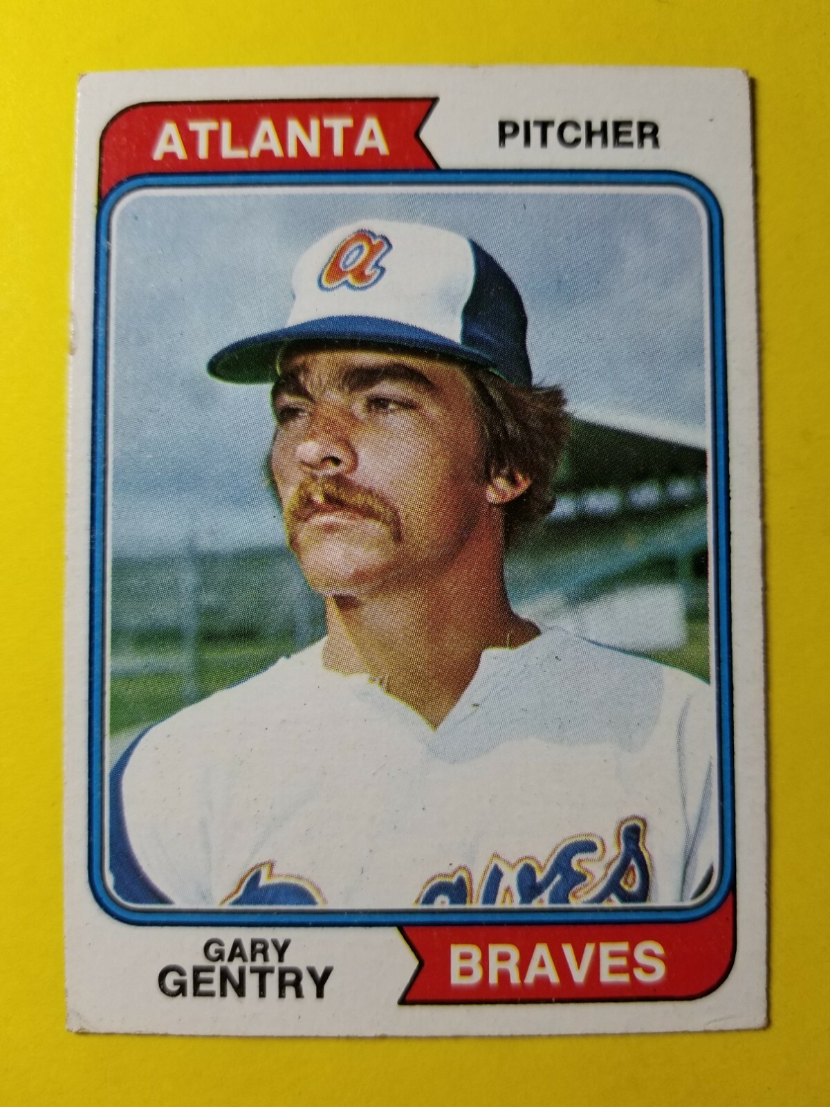 VINTAGE GARY GENTRY #415 ATLANTA BRAVES - 1974 TOPPS MLB BASEBALL | eBay