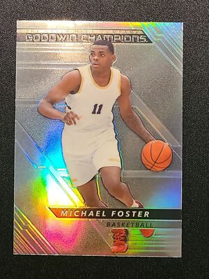 2022 Goodwin Champions Platinum Rainbow #P14 Michael Foster Basketball ...