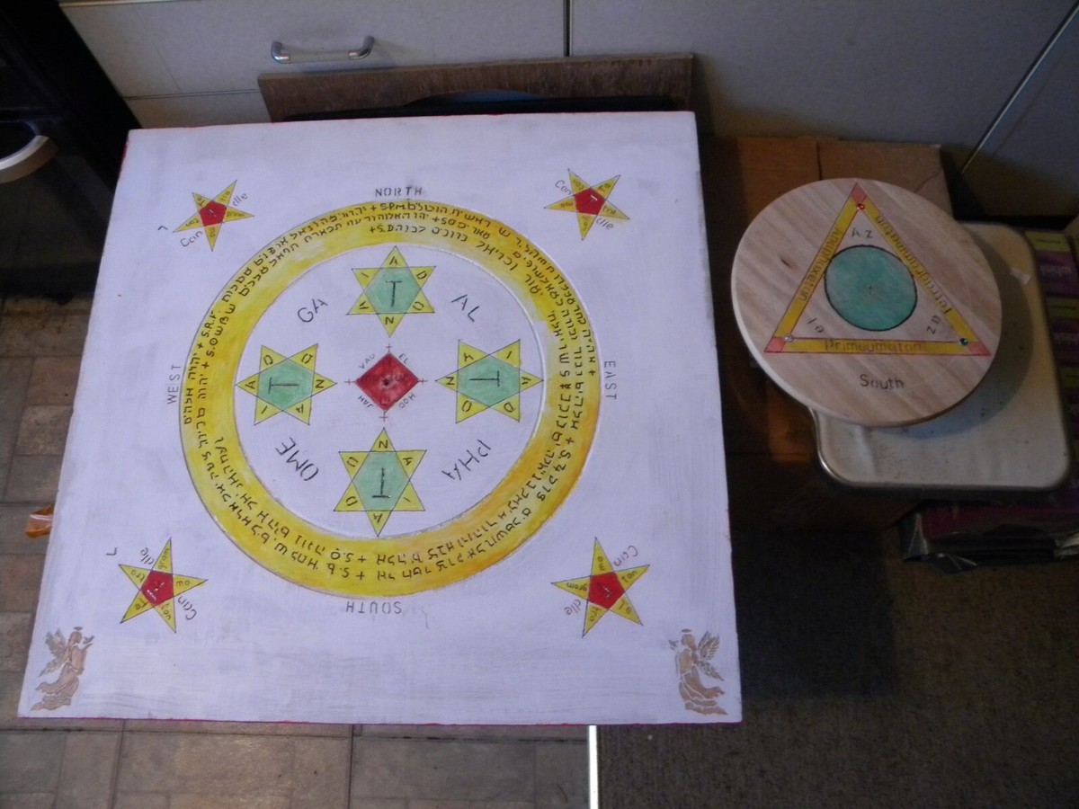 Solomons Magic Triangle Magickal Circle And Triangle Of Solomon