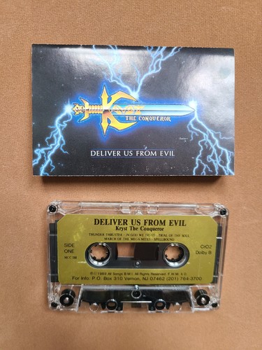 KRYST THE CONQUEROR Deliver Us From Evil Cassette Misfits Jerry Only ...