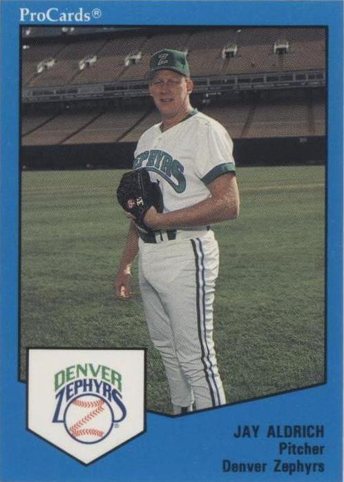 1989 ProCards Minor League Team Sets - Jay Aldrich #42 for sale online ...