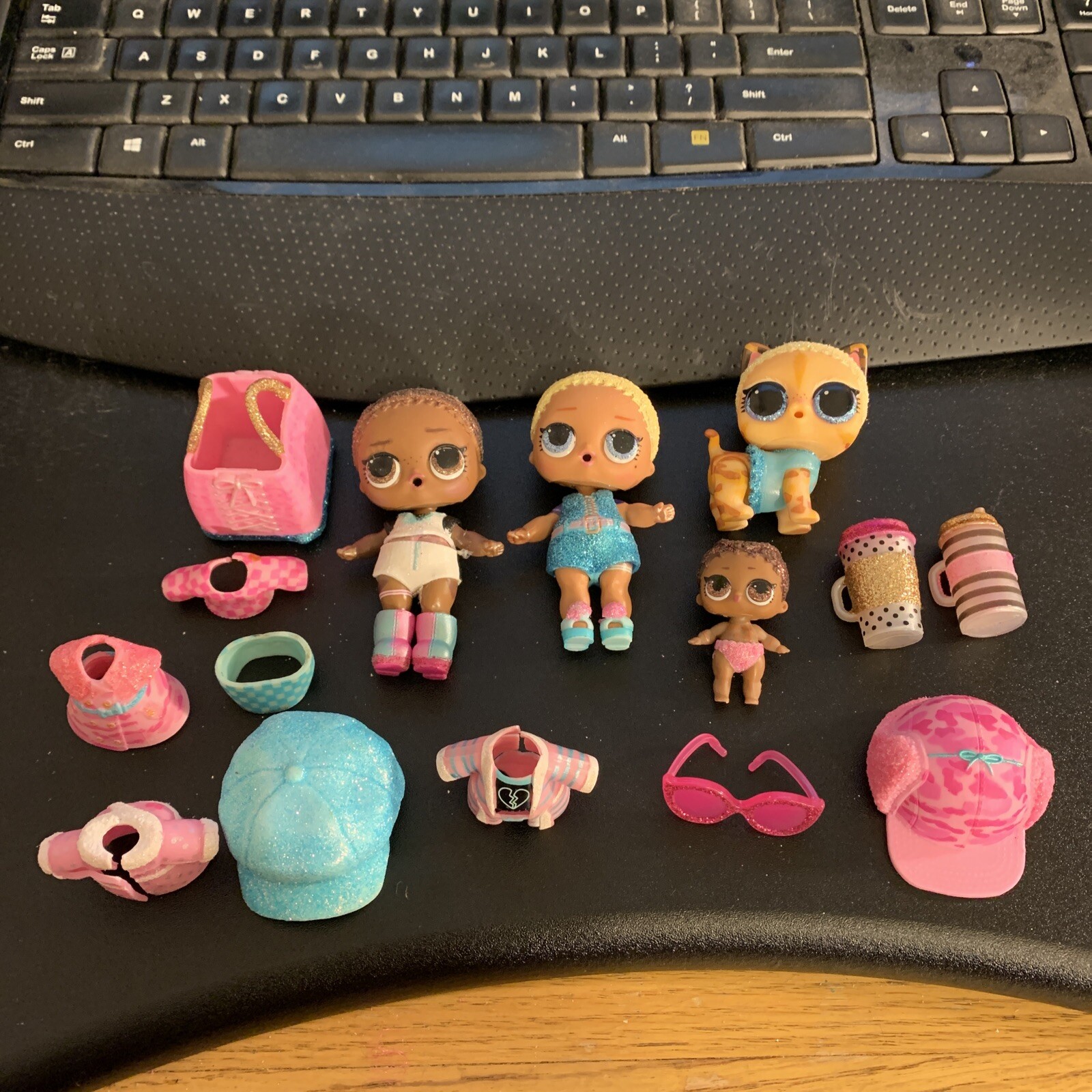 LOL Surprise Doll FAMILY SET SECRET AGENT BABY KITTY LIL SECRET AGENT ...