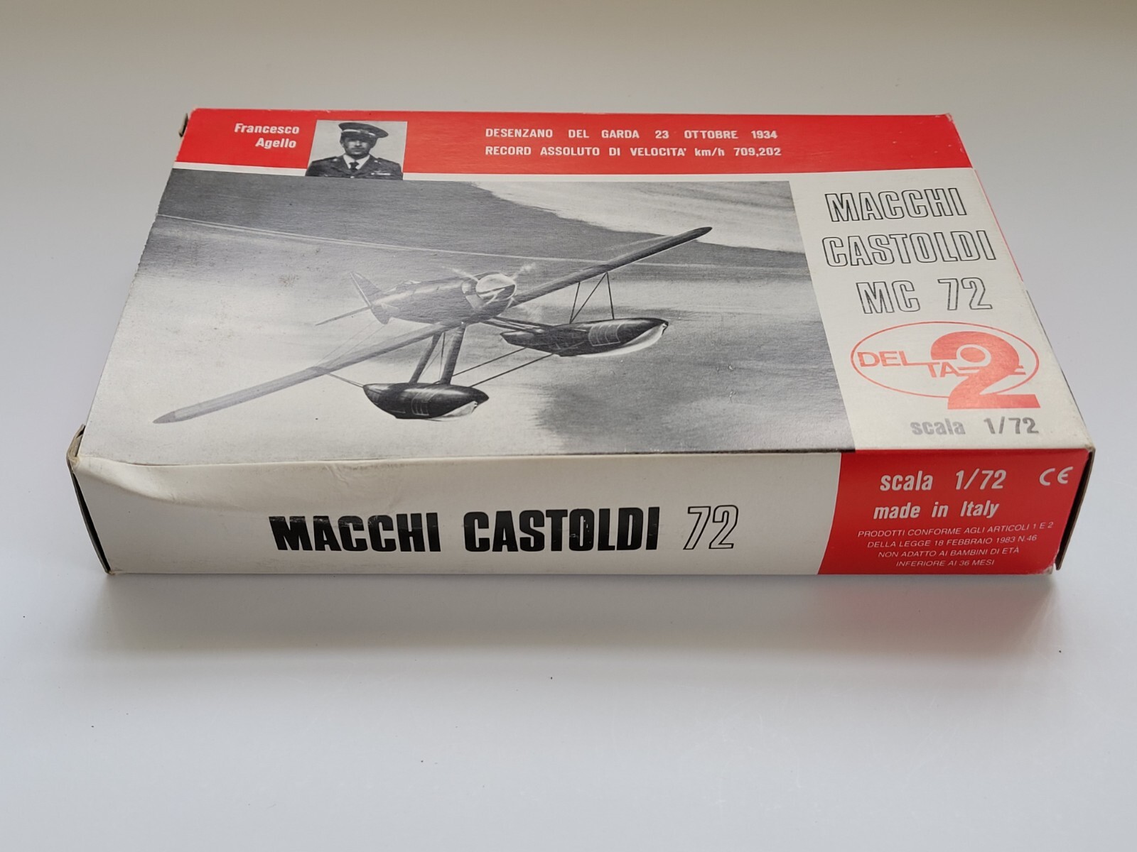Macchi Castoldi MC72 1:72 Seaplane DL1002 Vintage Early Model Delta 2 Kit Italy | eBay