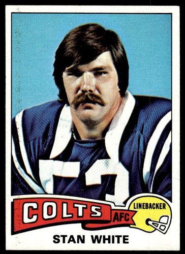 Stan White 1975 Topps #144 Baltimore Colts Football Card | eBay