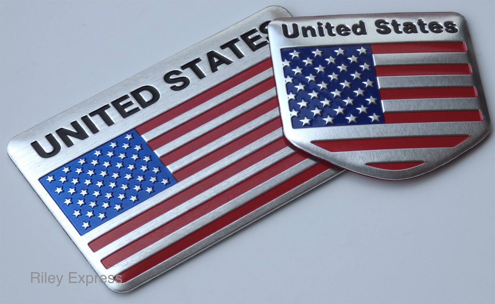 3D Metal American Flag Sticker Decal Emblems For Auto, Truck, Bike ...