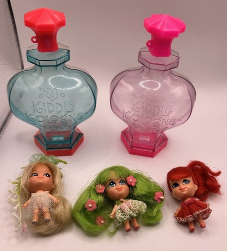 VTG 1960s Liddle Kiddles Kologne Dolls Lily of the Valley Rose Bud ...
