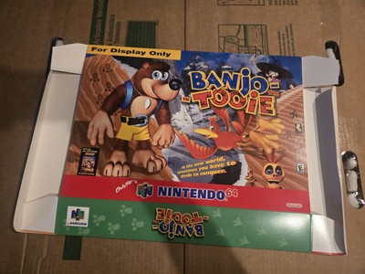 N64 Banjo Tooie Rareware Large Promotional Display Box Very Rare | eBay