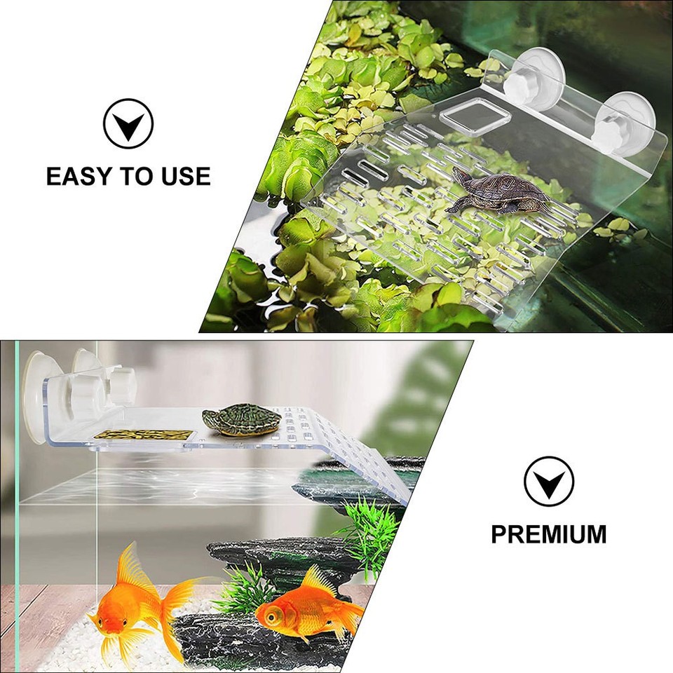 Turtle Basking Platform Large Tank Platforms Hanging with Suction Cup ...