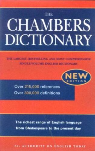The Chambers Dictionary - Paperback By Chambers - GOOD | eBay