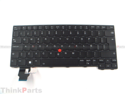 New/Orig Lenovo ThinkPad T14 P14S Gen 3 4 Keyboard Lastin Spanish BL ...