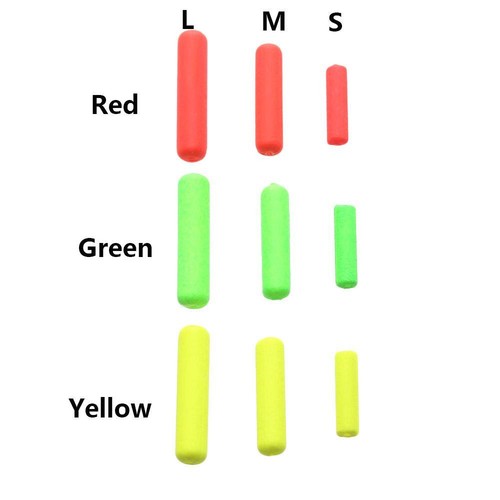 Foam Floats Ball Oval Fishing Floats Beads Bottom Indicator Fish Beans ...