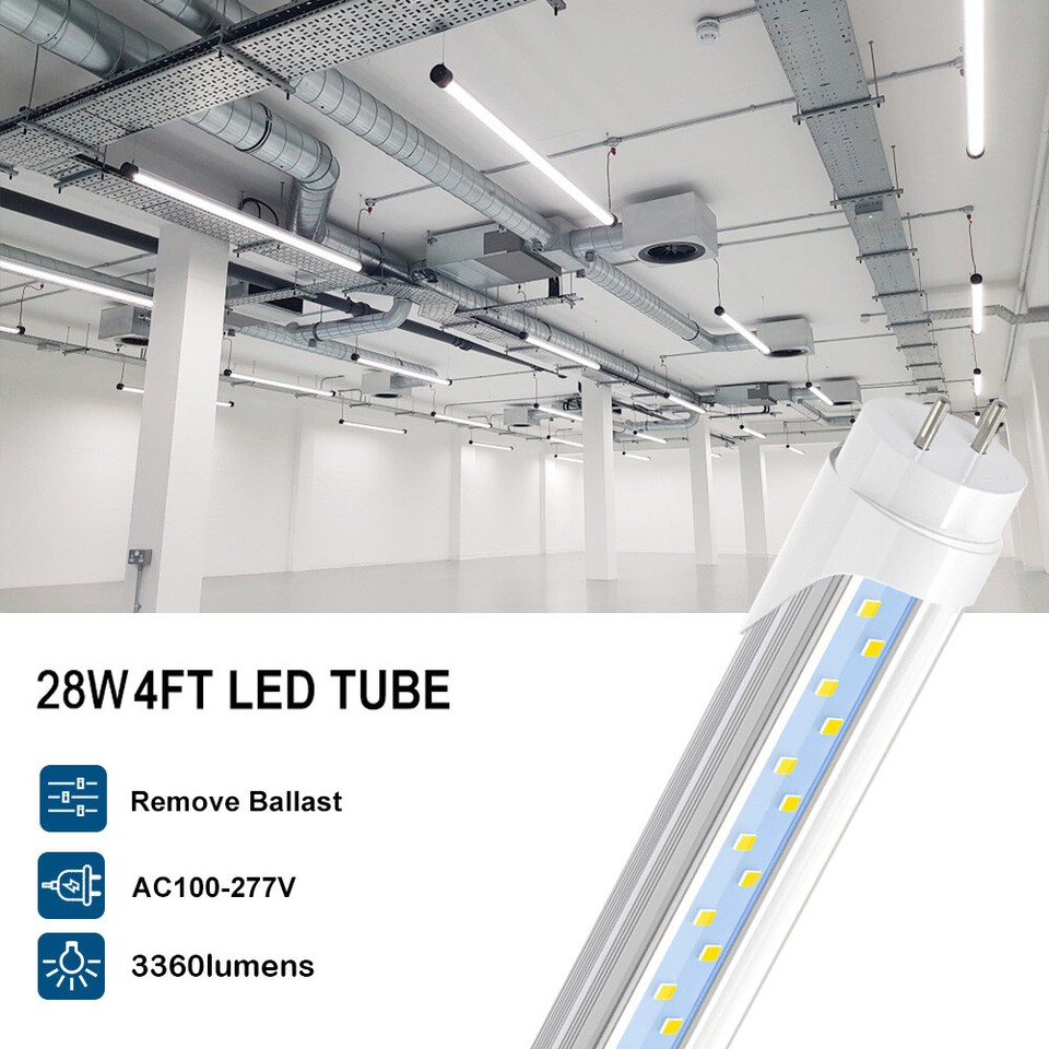 2FT 4FT LED Tube Lights Bulbs T8 G13 9W 22W 28W 60W LED Shop Light Bi ...