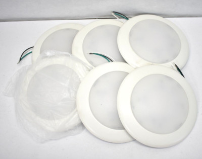 Lot of 6 ASD LED Disk Lights ASD-LDS-6D1530-WH 120V AC .15A 50/60Hz 15W ...