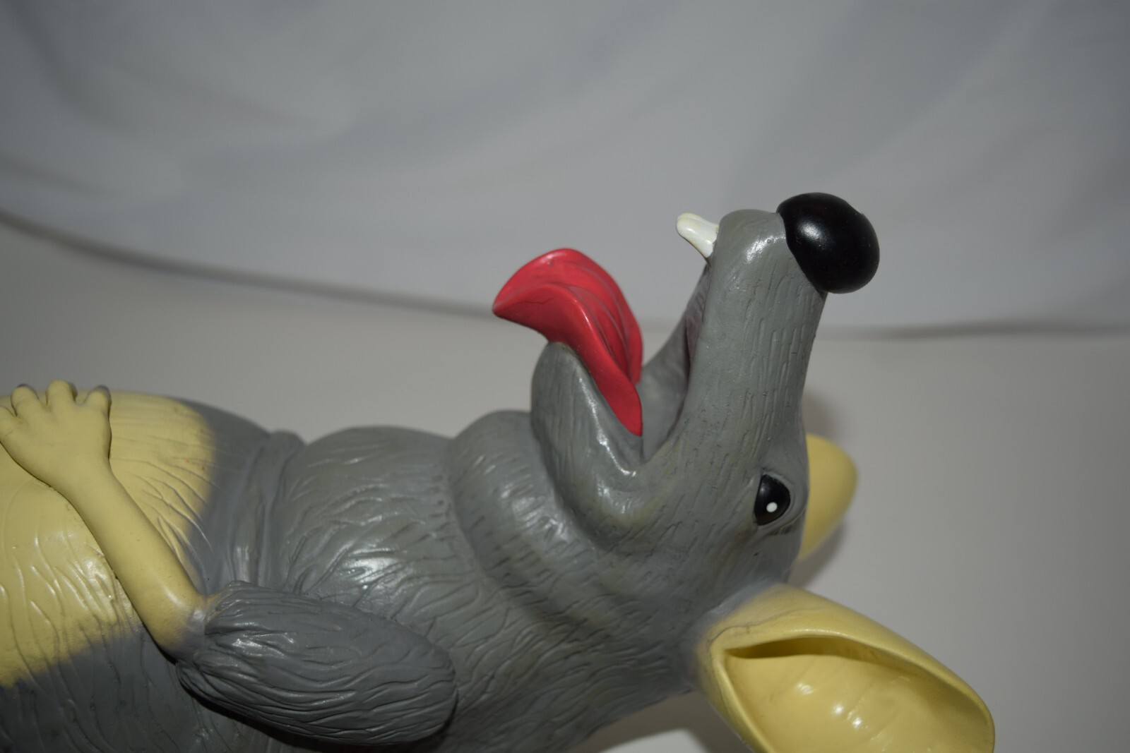 GEMMY HALLOWEEN FAT RAT 15" TALKING ANIMATED BURPING RARE RUBBER PROP ...