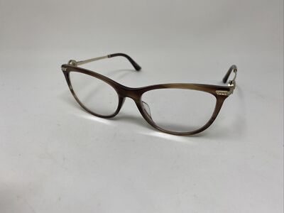 BVLGARI 4155 5240 54/17/140 BROWN GOLD EYEGLASSES FRAME C676 | eBay