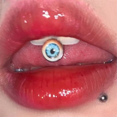 1 PC Stainless Steel 14G Tongue Rings Barbell Glowe Tongue Barbell ...