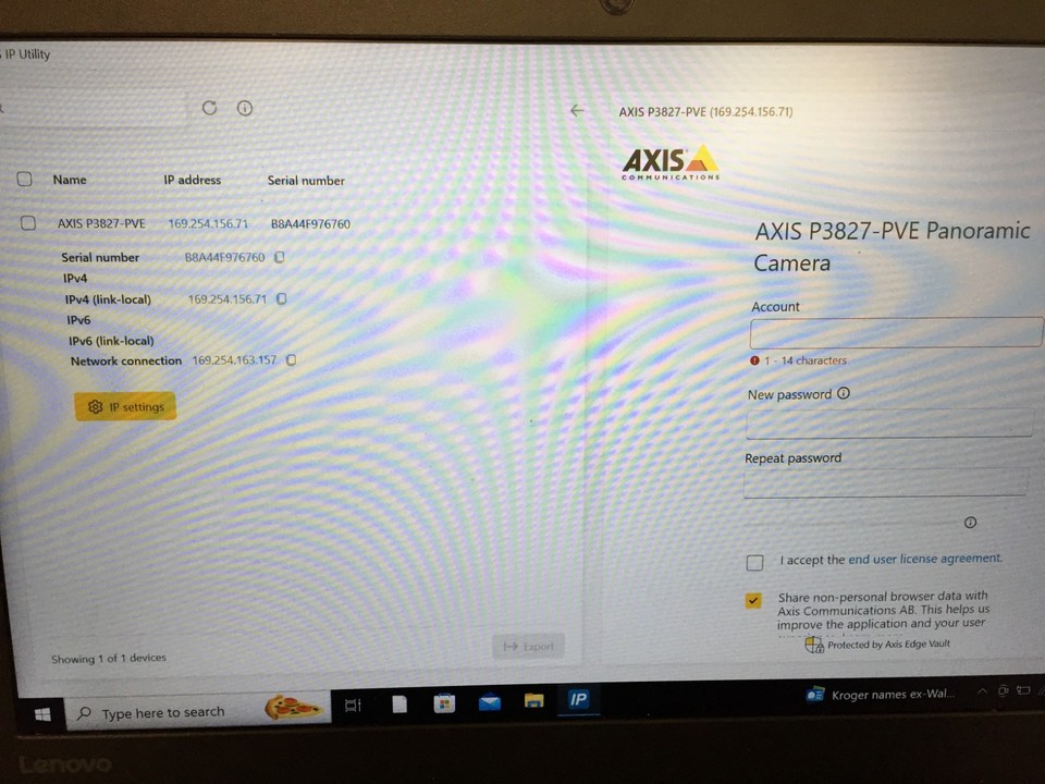 AXIS P3827-PVE (02450-001) cam only no body/encosure 30 day wty tested ...