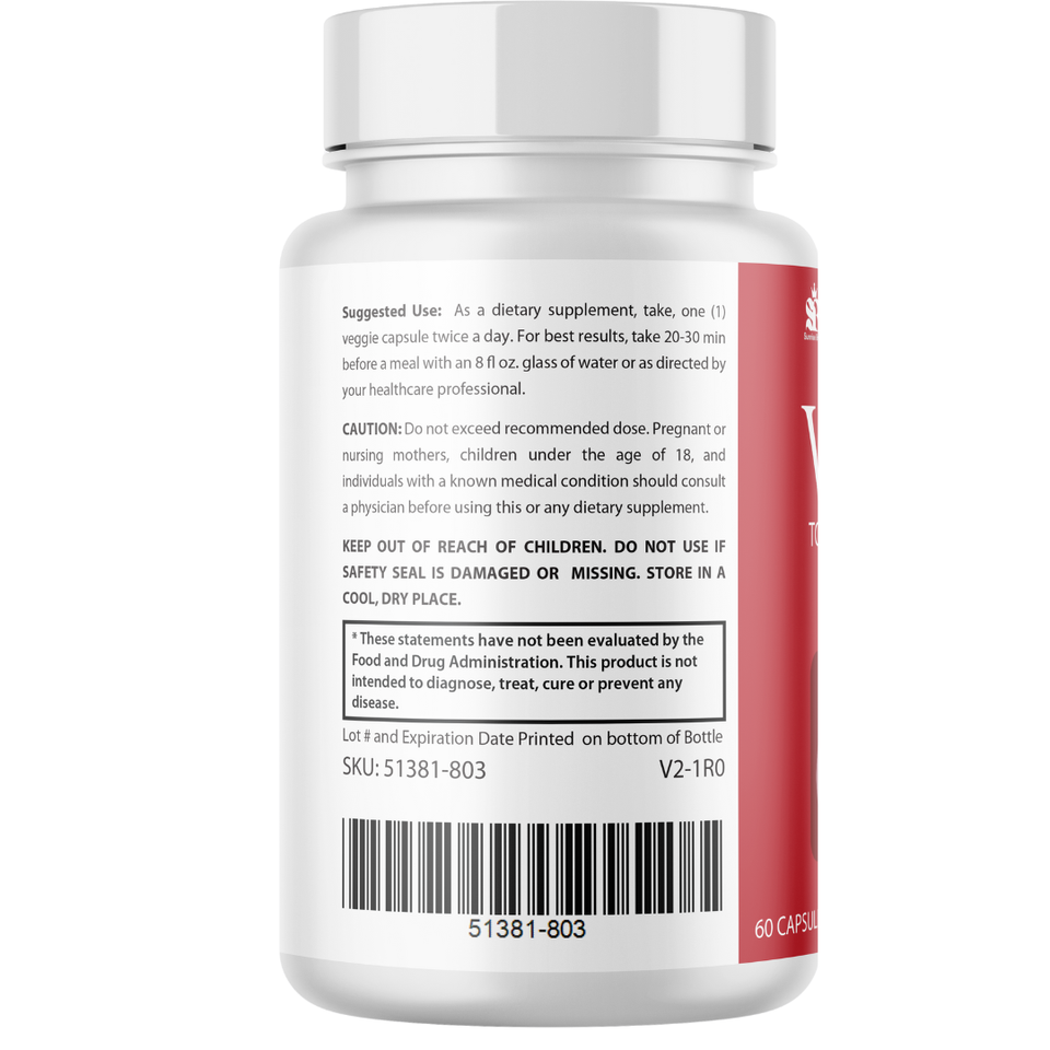 Vital BP Max- Healthy Blood Flow Supplement, Heart Health Support- 8 ...
