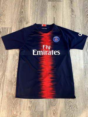 PSG Paris Saint-Germain Neymar Jr #10 Fly Emirates Soccer Jersey Men’s ...