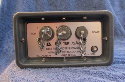 REF TEK Portable Seismic Recording Seismograph 72A-05 Disk Recorder ...