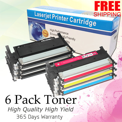 6 PACK CLT-404S Multi-Color Toner for Samsung Xpress C480FW C430W C480W ...
