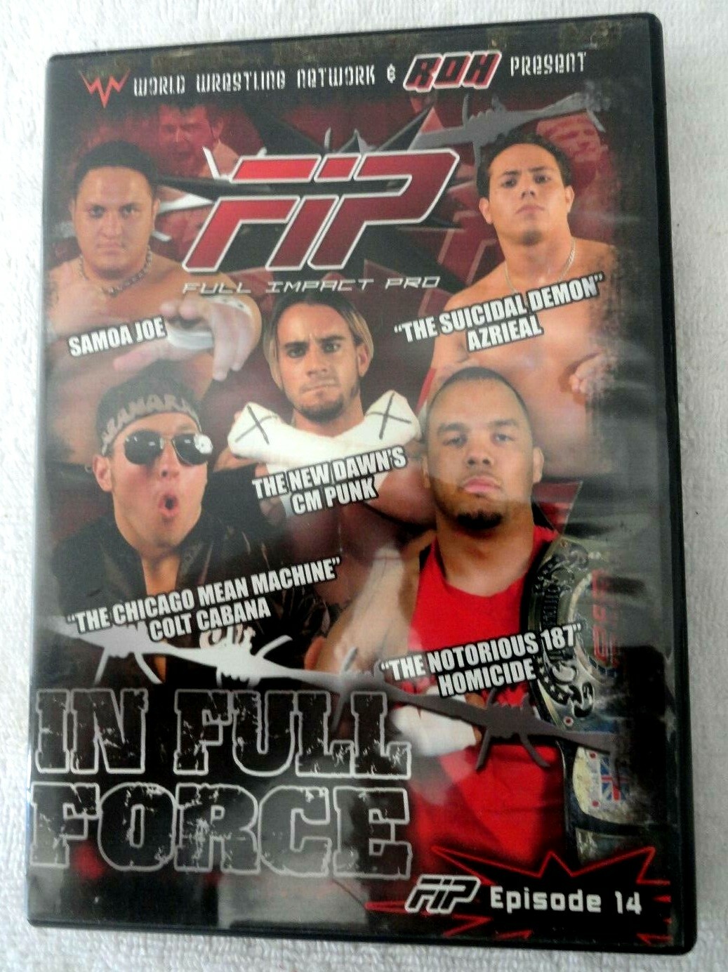 FIP Full Impact Pro In Full Force Episode 14 dvd ROH WWN CM Punk Samoa ...
