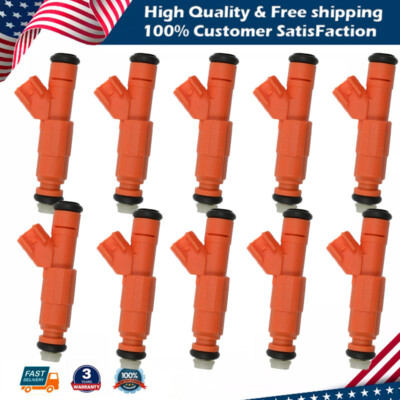 10PCS Fuel Injectors For F-250 F-350 F-450 F-550 Super Duty 6.8L V10 ...