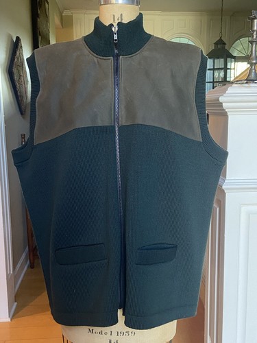 Vintage FILSON Forest Green Sweater Vest Style 705 100% Wool Men’s Size ...