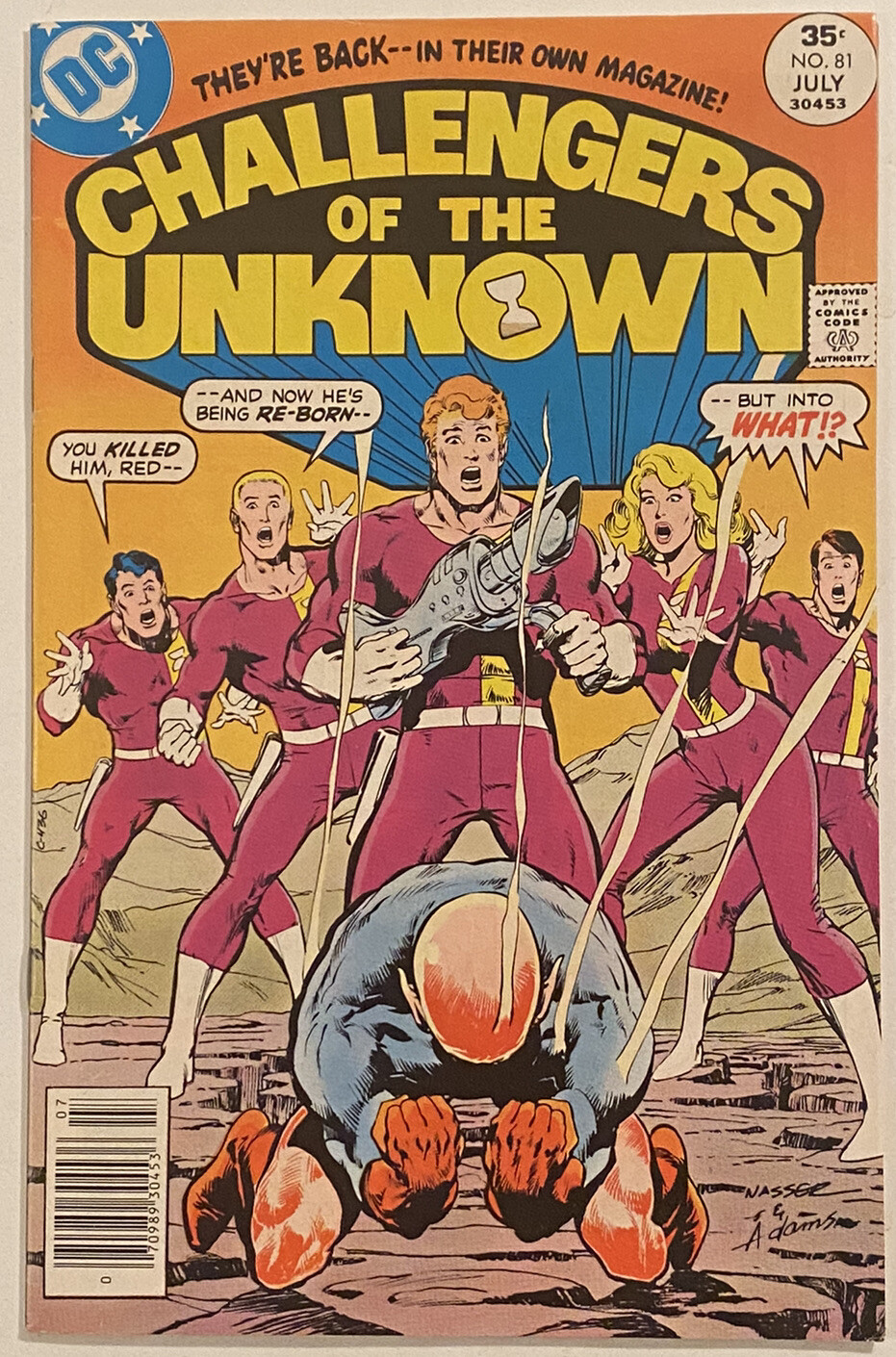 Challengers of the Unknown #81 DC Bob Wiacek Mike Nasser Neal Adams ...