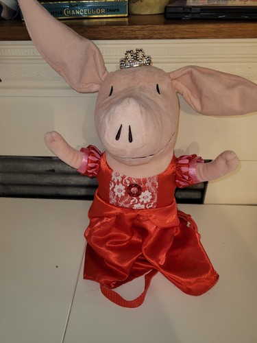 2011 Olivia the Pig Princess Opera singer Plush Stuffed Animal Backpack ...