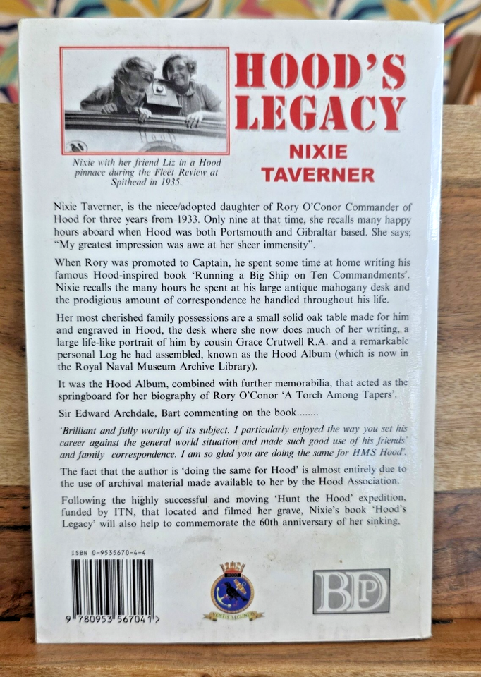 Royal Navy Battleship Battlecruiser HOOD's LEGACY Nixie Taverner ...