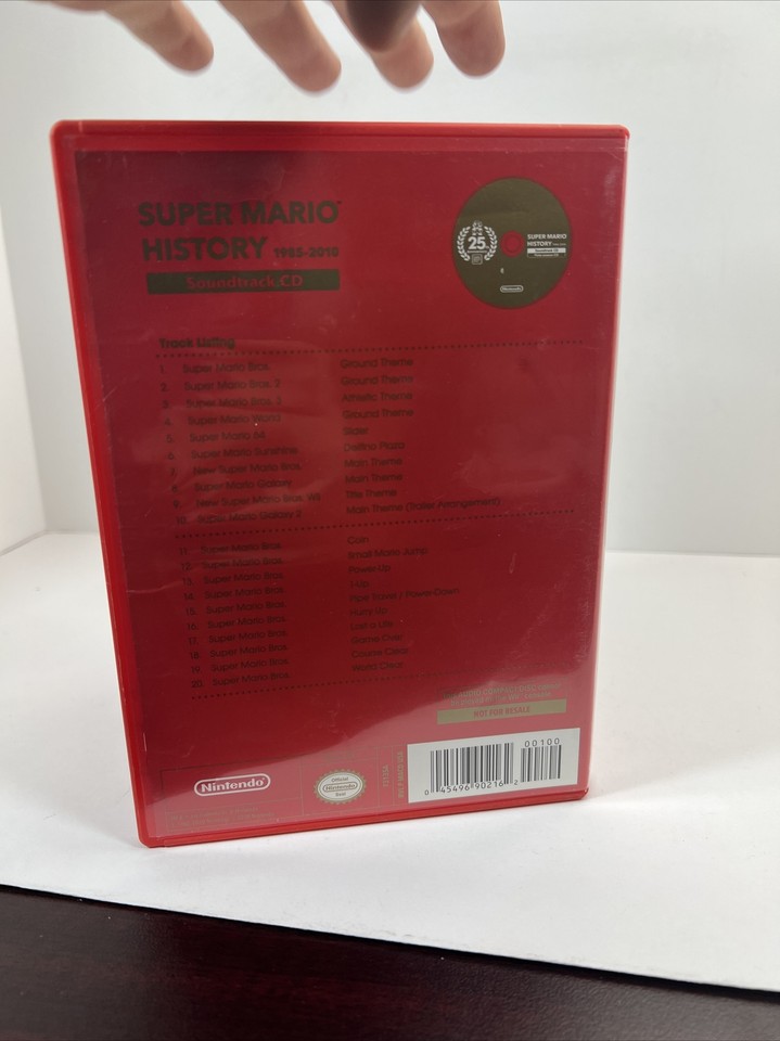Super Mario: History Soundtrack 1985-2010 by Various Artists (CD, 2010 ...