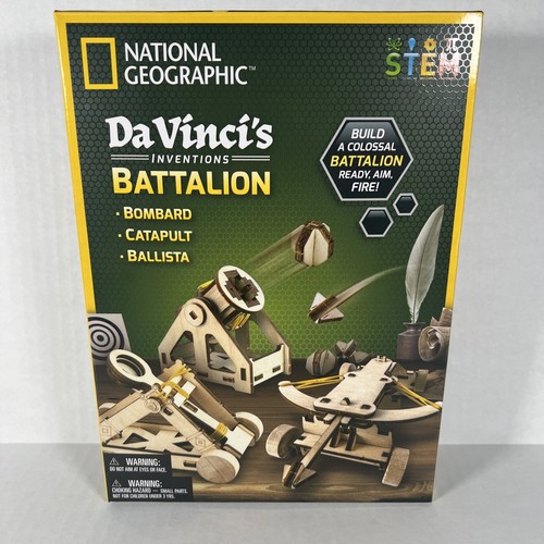 National Geographic Da Vinci's Inventions Battalion DIY Wooden ...