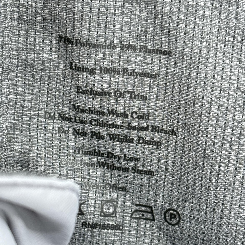 Greyson Shorts Mens 36 Gray Performance Golf Stretch Lightweight Wolf ...