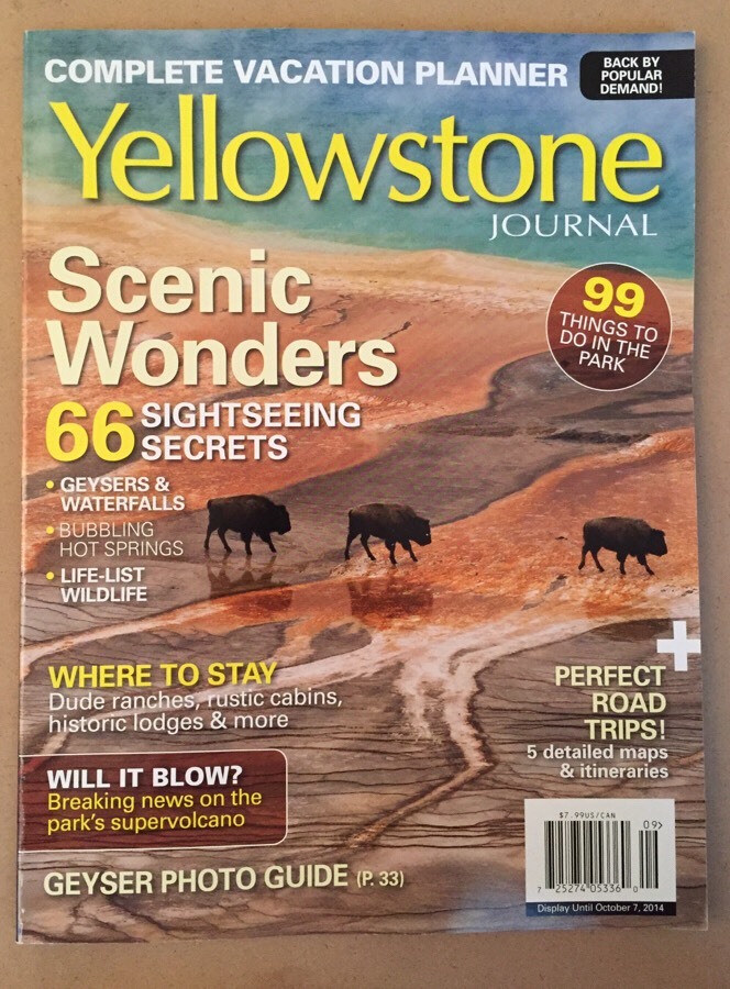Yellowstone Journal Scenic Wonders Sightseeing Secrets Annual 2014 FREE ...