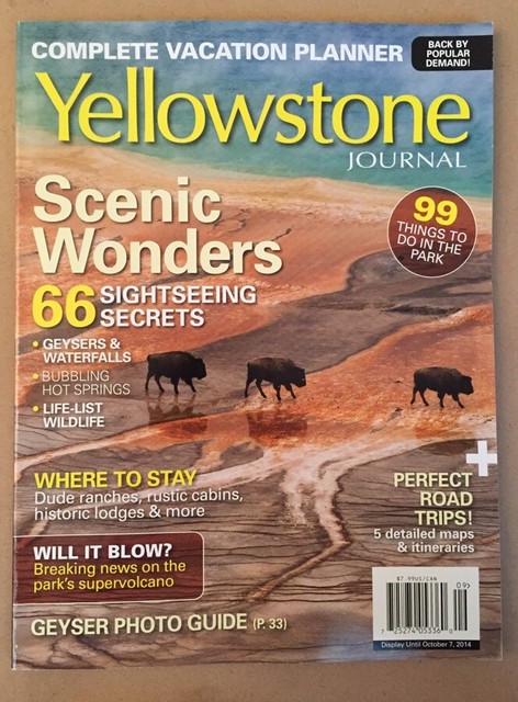 Yellowstone travel journal printable for kids - magazinelimo
