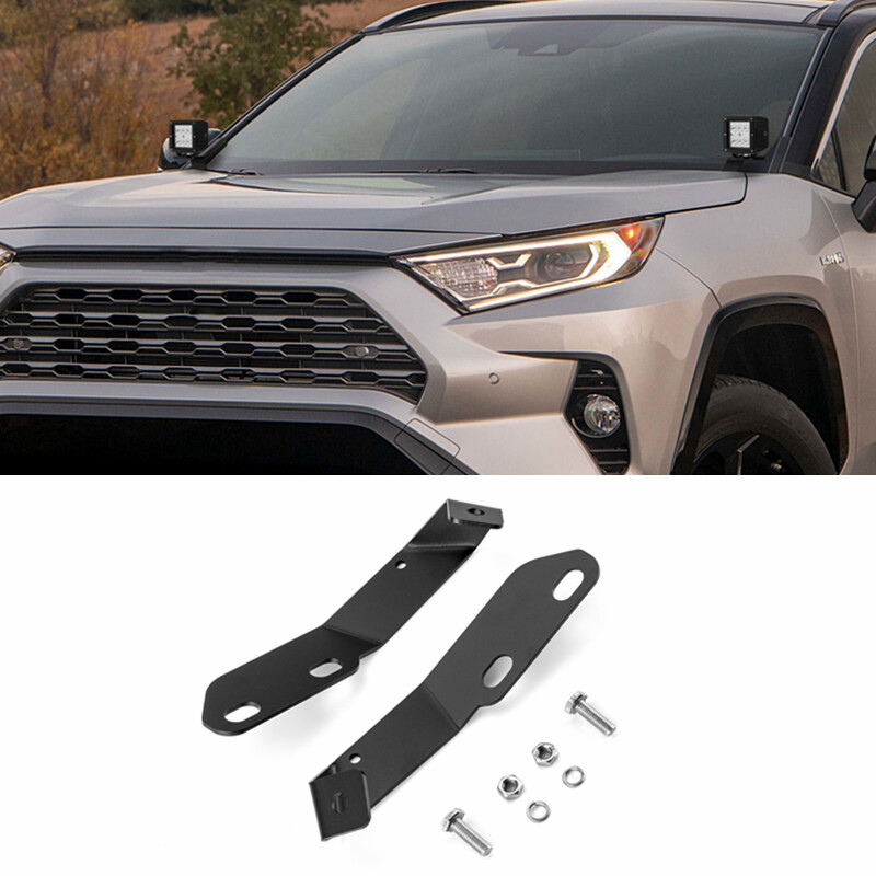For 2019-2020 2021 2022 2023 2024 TOYOTA RAV4 Hood Ditch Light Mounting ...