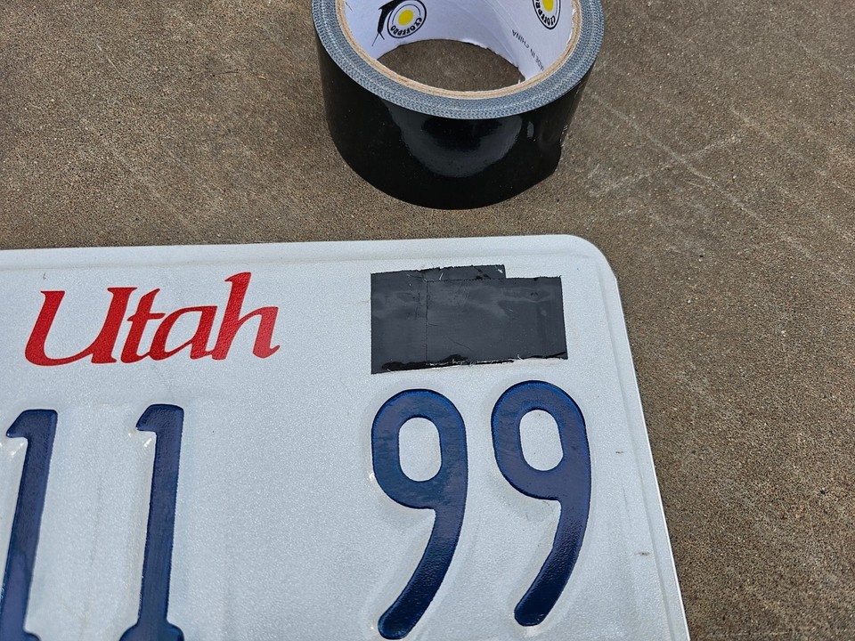 Utah Expired License Plate 99 11 California - SHOW CHP SUPPORT | eBay