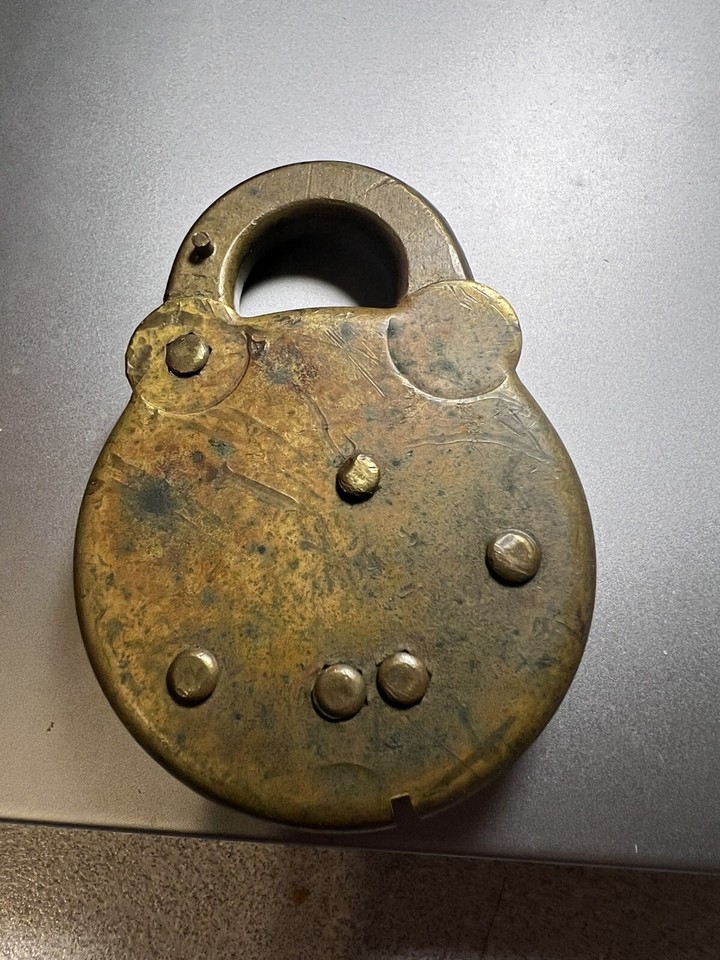 Vintage Street Letter Box Lock United States Post Office Padlock - No ...