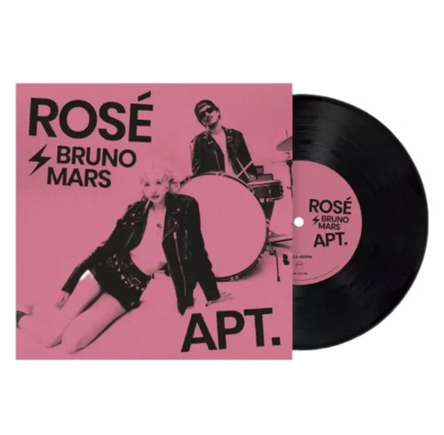 ROSÉ Bruno Mars APT. 7” Black Vinyl 45 Record Brand New | eBay